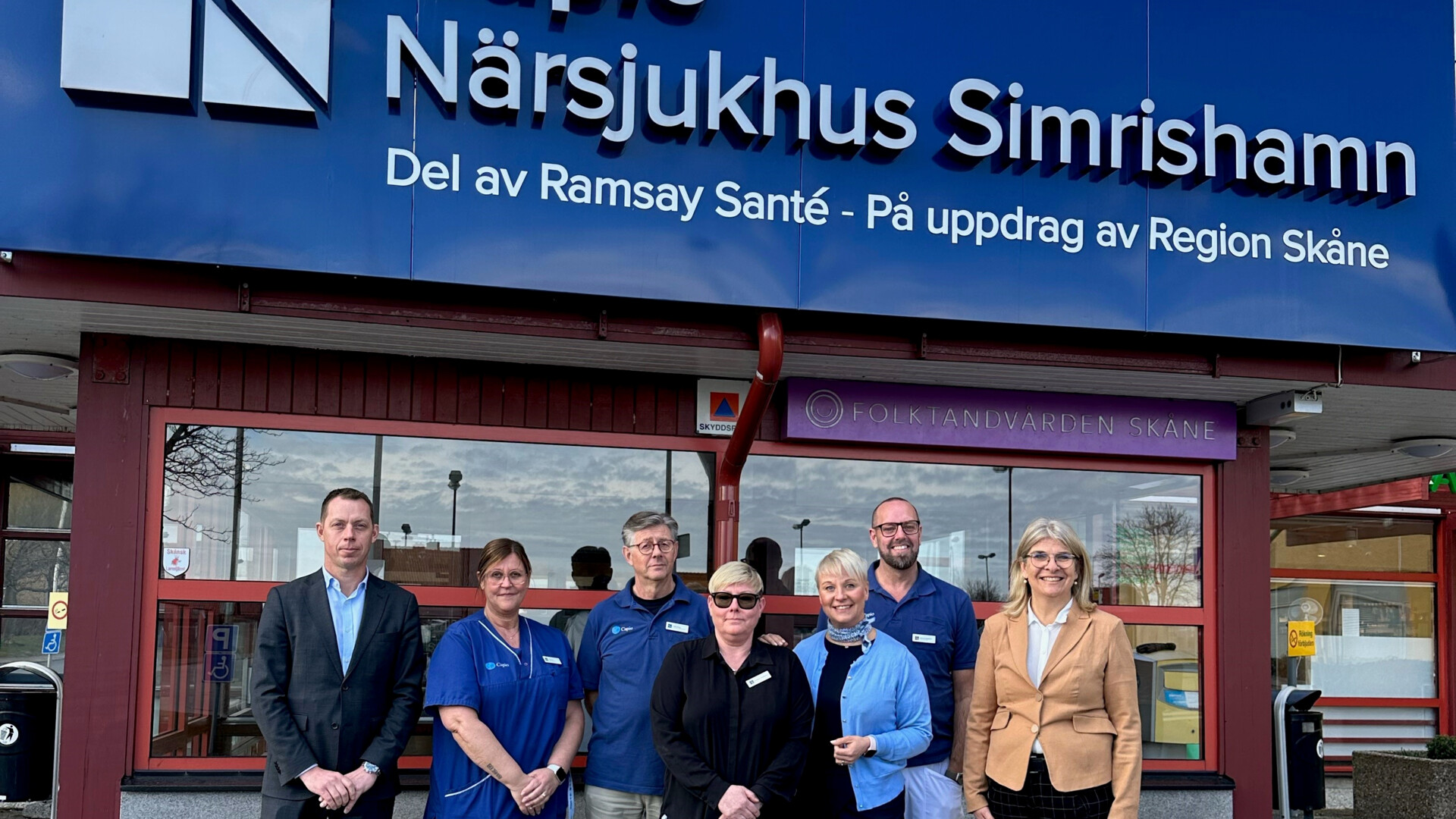 Äldreministern besökte vårdcentralen och sjukhuset i Simrishamn